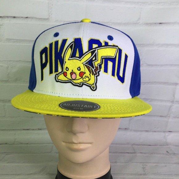 Bioworld | Accessories | Pokemon Pikachu Embroidered Logo 25 Snapback ...